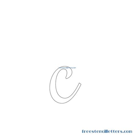 Cursive Stencils And Numbers To Print Free Stencil Letters