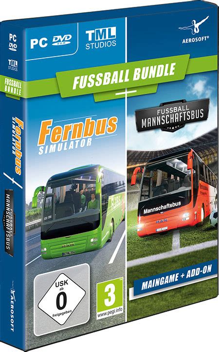 Fußball Bundle Fernbus Simulator Add on Fußball Mannschaftsbus