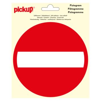 Gamma Pickup Pictogram Rond Cm Verboden Toegang Kopen