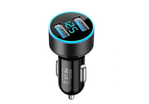 ŁADOWARKA SAMOCHODOWA 2 x USB 3 1A LED WOLTOMIERZ Sklep Opinie Cena