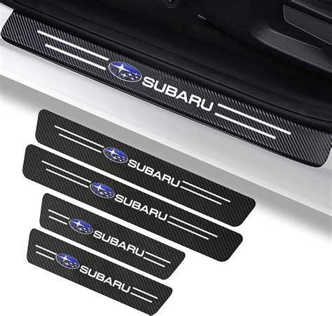 Lot de 4 protections de seuil de portière de voiture protection de
