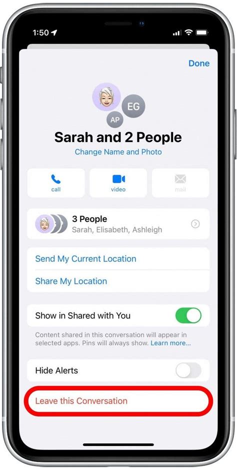 Cómo dejar un texto grupal en iPhone actualización de iOS 15
