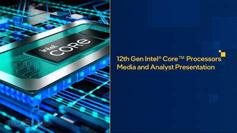 Intel Announces Th Gen Core Alder Lake Mobile Processors And Evo