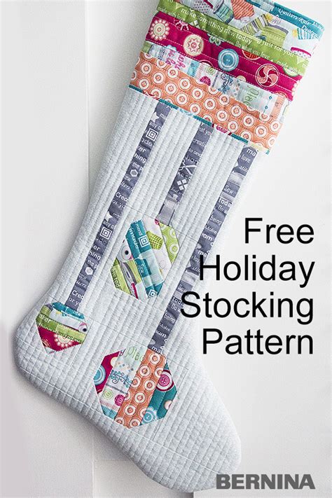 Quilted Stocking Pattern Free