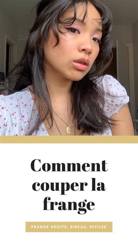 Comment Couper Une Frange La Maison Tr S Simple Et Rapide St Fy