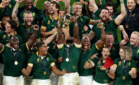 LAfrique du Sud remporte la Coupe du monde de rugby ça na pas