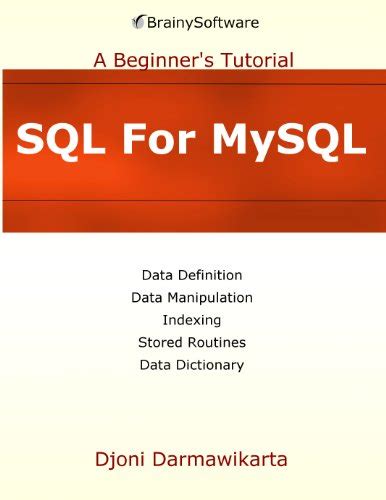 [pdf] sql for mysql a beginner s tutorial pdf download full ebook