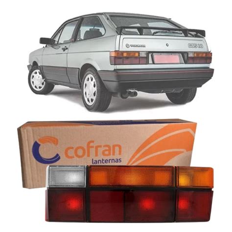 Lanterna Gol Quadrado 1987 A 1995 Lado Direito Traseira Tricolor