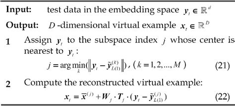 table 3 from maximal linear embedding for dimensionality reduction semantic scholar