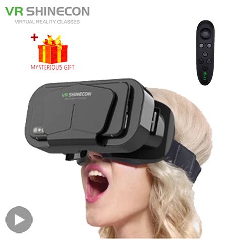 Shinecon Culos De Realidade Virtual Culos VR 3D Headset Capacete Lentes