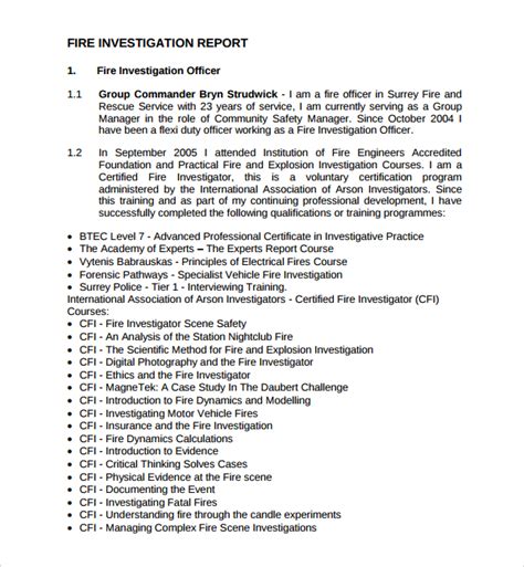 FREE 16 Investigation Report Templates In Google Docs MS Word PDF