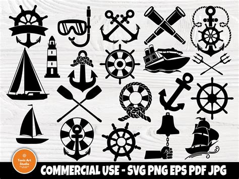 Nautical Svg LifeSaver Svg Anchor Svg Ocean Svg File Beach Svg Boat Svg