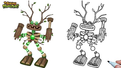 How To Draw Epic Wubbox Plant Island From My Singing Monsters Step By