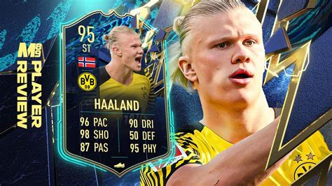 TOTS HAALAND PLAYER REVIEW FIFA 22 Player Reviews YouTube