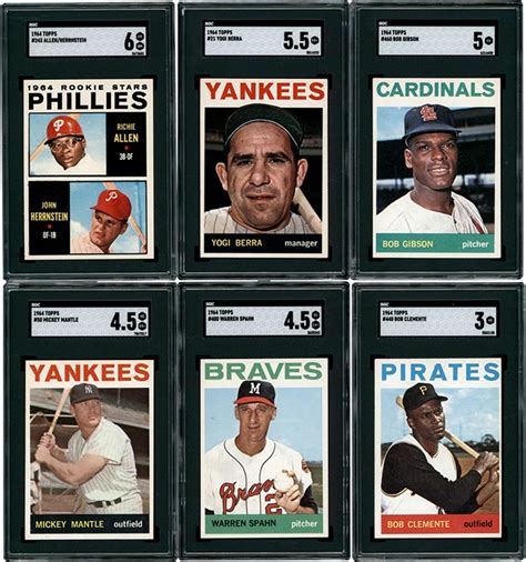 1964 Topps Complete Set 585 With SGC Graded