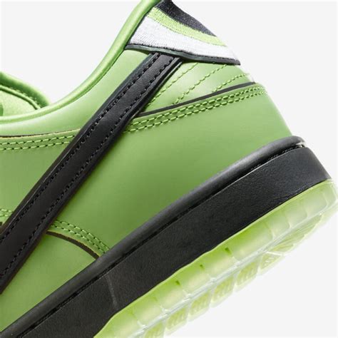 The Powerpuff Girls X Nike SB Dunk Low Buttercup FZ8319 300 Nice Kicks
