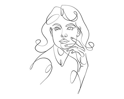 Minimalist Female Portrait Collection Behance