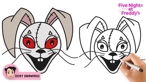 HOW TO DRAW VANNY FNAF SECURITY BREACH EASY STEP BY STEP DRAWING