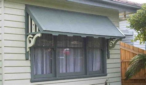 Wood Window Awnings DIY