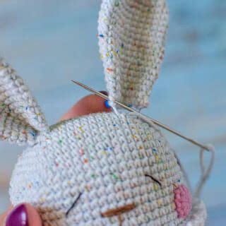 Patr N Gratis Tierno Conejo Dormido Juguete Amigurumi Free Pattern