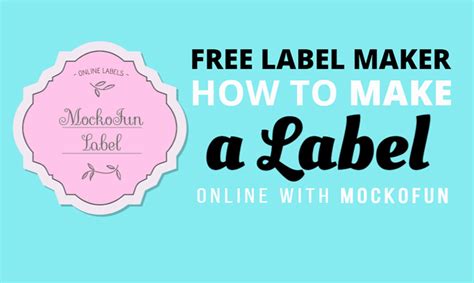 Create Custom Labels Online