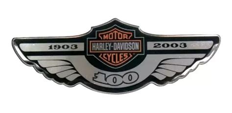 Emblema Adesivo Resinado Harley Davidson Anos Rs Fk