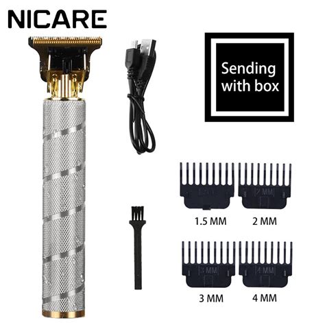 Nicare Aparador De Cabelo El Trico Para Homens Usb Recarreg Vel M Quina