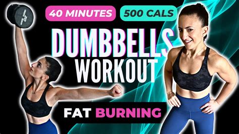 Fierce Full Body Dumbbell Circuit Workout Boost Metabolism Sylvia