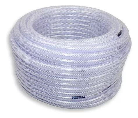 Mangueira Cristal Trançada Pt 250 Psi 1 2 Elite 30 Metros