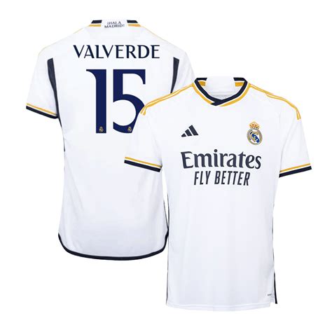 Calidad Premium Camiseta Valverde Real Madrid Primera