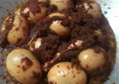 Resep Rendang Telur Khas Padang Oleh Nugrahayu Dewanti Cookpad