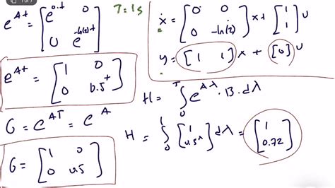discrete time systems example on discretization of ct state space eq lecture 13 part iii