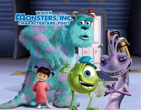 Which Monsters Inc Character Are You Quiz Zimbio