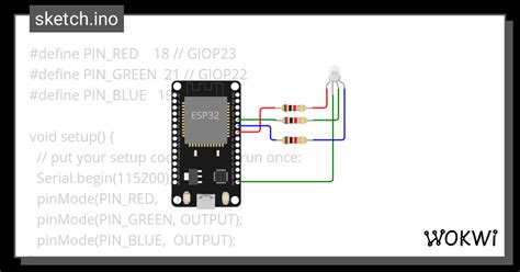 Esp Rgb Led Wokwi Esp Stm Arduino Simulator
