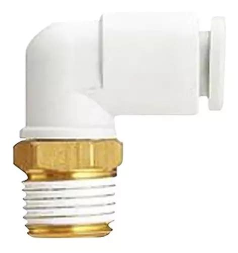 Conector Neumatico Rapido Codo 1 4 Manguera 8mm Kq2l08 U02