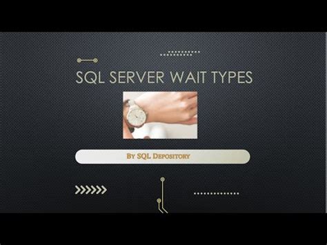 SQL Server Wait Types YouTube