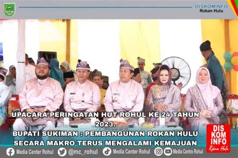 Upacara Peringatan Hut Rohul Ke Tahun Bupati Sukiman