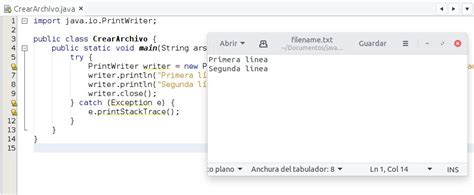 Crear Archivos De Texto En Java Decodigo
