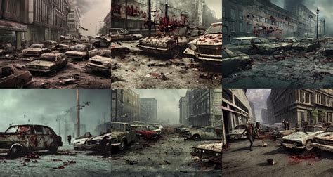 Zombie Apocalypse City Background
