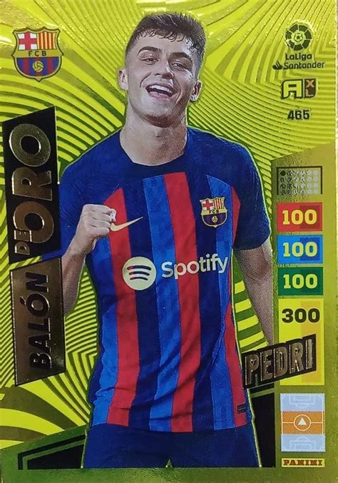 Panini Pedri Balón de Oro Adrenalyn XL 2022 2023 Amazon es Juguetes