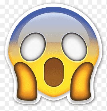 تعبيري عن صدمتهم ملصق Apple Color Emoji Surprise وإيموجي Smiley