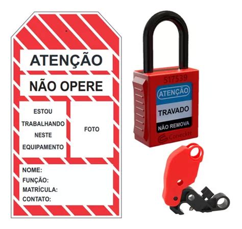 Kit Bloqueio Disjuntor El Trica Nr Nr Loto Frete Gr Tis