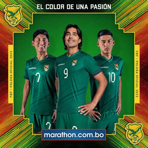 Novas camisas da Seleção da Bolívia 2023 2024 Marathon MDF