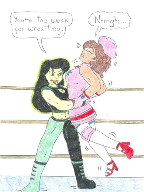Shego Vs Anesthesia Bear Hug By Jose Ramiro On Deviantart
