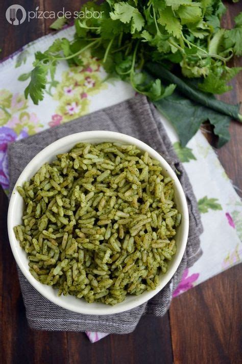 Cómo hacer arroz verde con cilantro y espinaca Pizca de Sabor Food