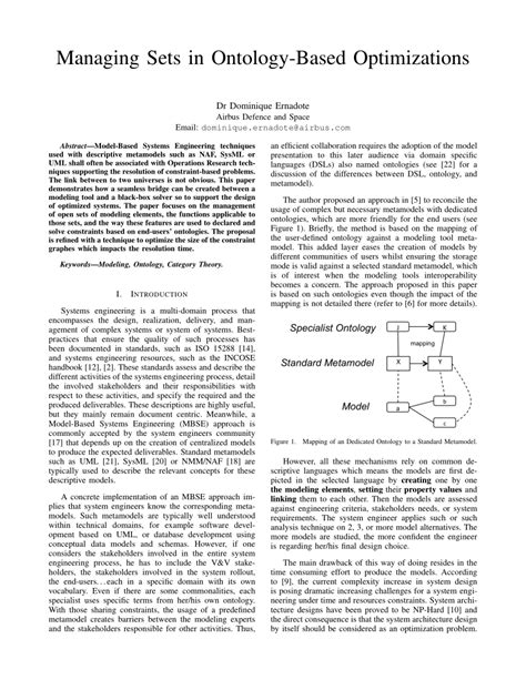 pdf managing sets in ontology based optimizations