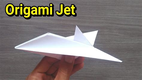 Origami Pesawat Cara Membuat Pesawat Jet Dari Kertas Origami Mudah