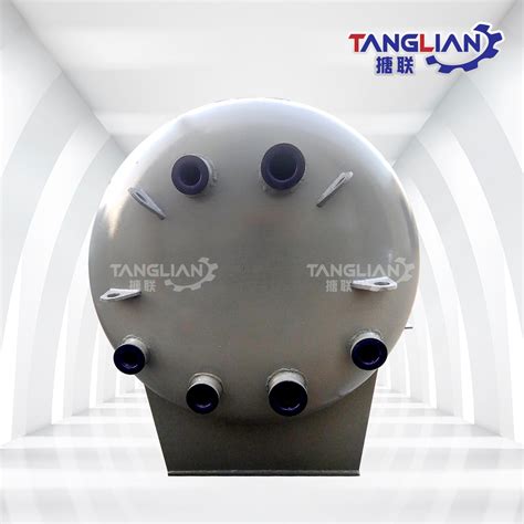 PTFE Lined ETFE PFA Coated Glass Lined Horizontal Storage Tank