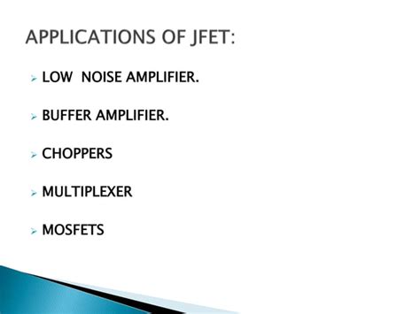 Difference Between Bjt And Fet Ppt