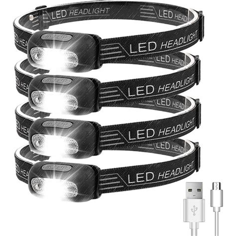 Xiyu Shop Adet Led Far Usb Arj Edilebilir Sens R Kafa Fiyat